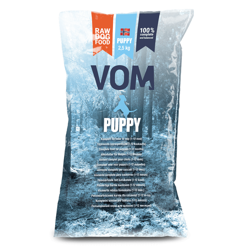 Vom Puppy - Pose 2,5 kg - Momarken Hestesportbutikk
